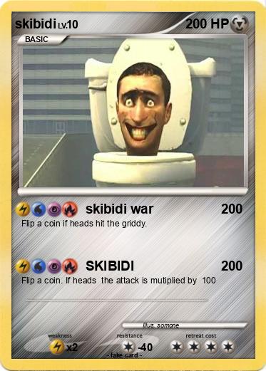 Pokémon skibidi 228 228 - skibidi war - My Pokemon Card