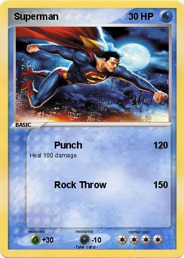 Pokémon Superman 560 560 - Punch - My Pokemon Card