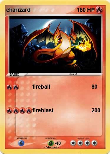 Pokémon charizard 11591 11591 - fireball - My Pokemon Card