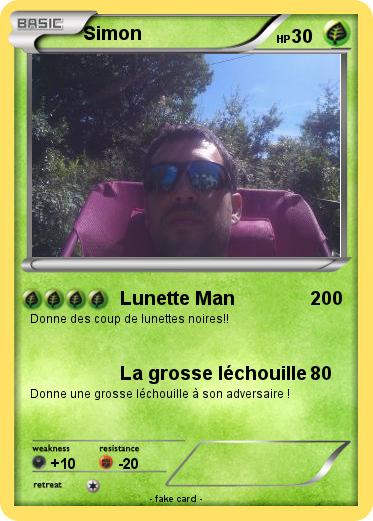 Pokémon Simon 819 819 - Lunette Man - My Pokemon Card