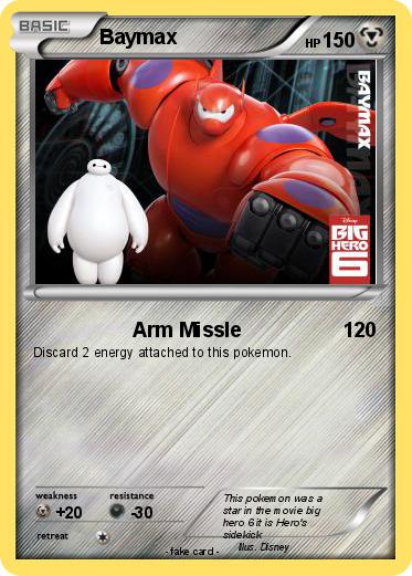 Pokémon Baymax 43 43 - Arm Missle - My Pokemon Card