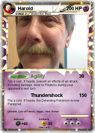 Pokémon Harold 89 89 - Agility - My Pokemon Card