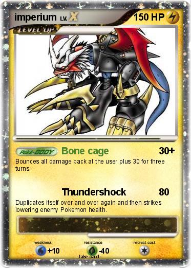 Pokémon imperium - Bone cage - My Pokemon Card