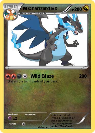 Pokémon M Charizard EX 675 675 - Wild Blaze - My Pokemon Card