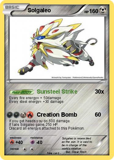 Pokémon Solgaleo lx - Sunsteel Strike - My Pokemon Card