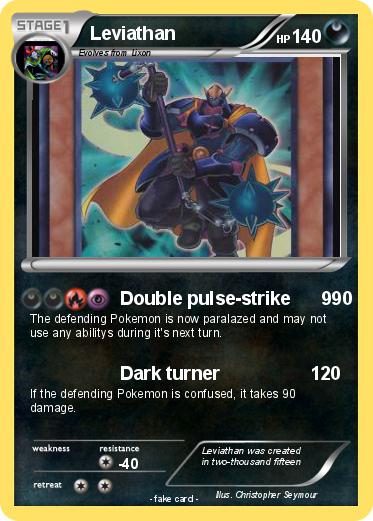 Pokémon Leviathan 187 187 - Double pulse-strike 990 - My Pokemon Card