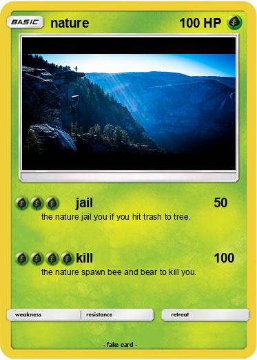 Pokémon nature 208 208 - jail - My Pokemon Card
