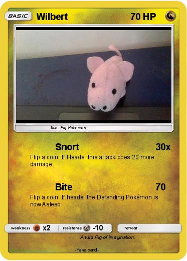 Pokémon Wilbert 6 6 - Snort - My Pokemon Card