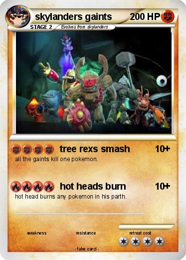 Pokémon skylanders gaints - tree rexs smash - My Pokemon Card