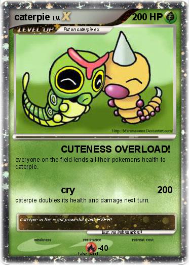 Pokémon caterpie 281 281 - CUTENESS OVERLOAD! - My Pokemon Card