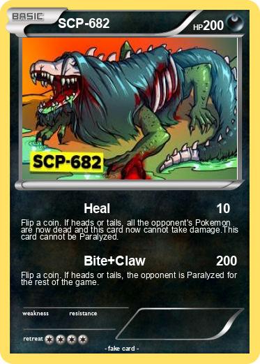 Pokémon SCP 682 82 82 - Heal - My Pokemon Card