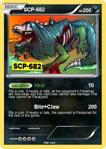 Pokémon SCP 682 83 83 - Heal - My Pokemon Card