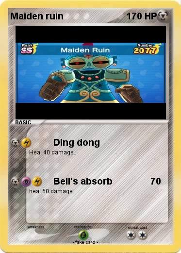 Pokémon Maiden ruin - Ding dong - My Pokemon Card