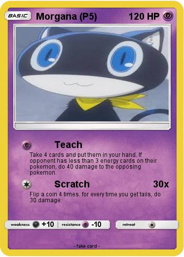 Pokémon Morgana P5 - Teach - My Pokemon Card