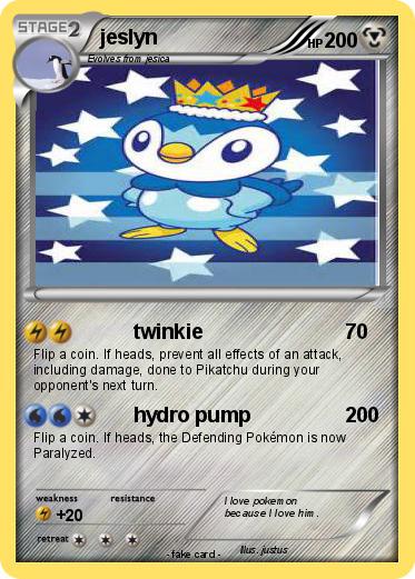 Pokémon jeslyn - twinkie - My Pokemon Card