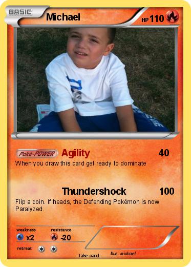 Pokémon Michael 2999 2999 - Agility - My Pokemon Card