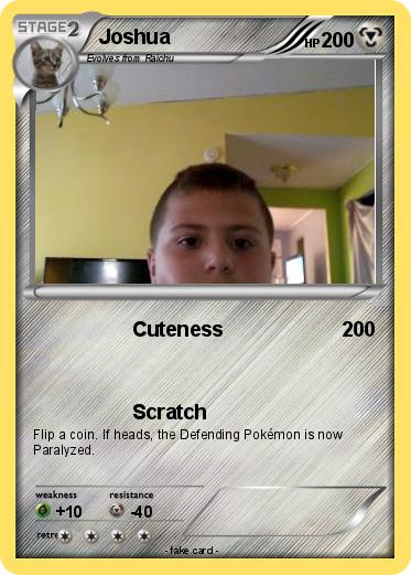 Pokémon Joshua 483 483 - Cuteness - My Pokemon Card