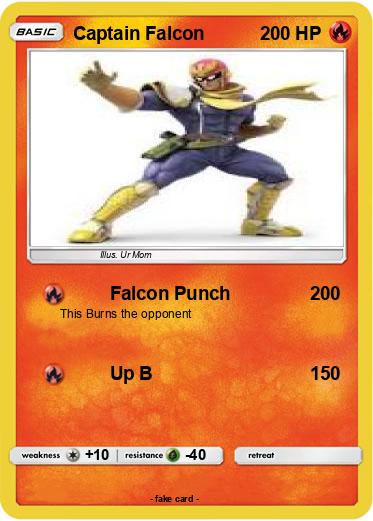 Pokémon Captain Falcon 424 424 - Falcon Punch - My Pokemon Card