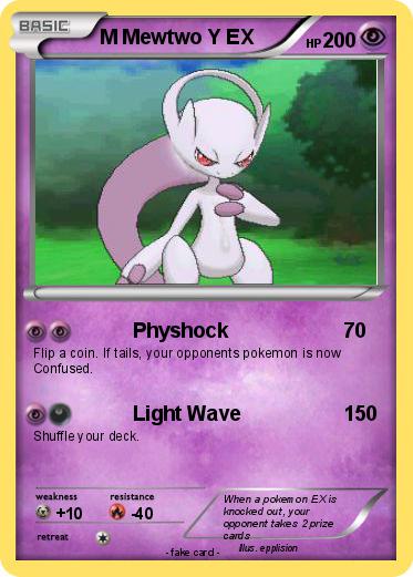Pokémon M Mewtwo Y EX 8 8 - Physhock - My Pokemon Card