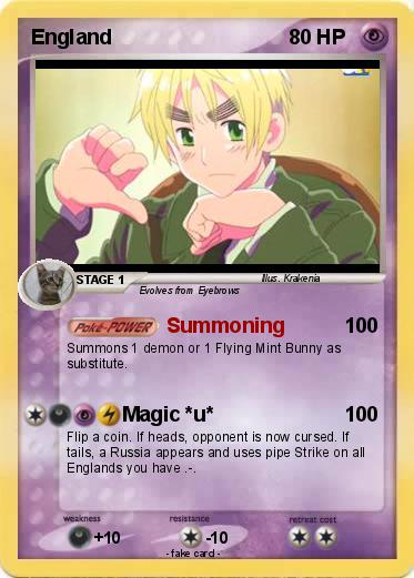 Pokémon England 46 46 - Summoning - My Pokemon Card