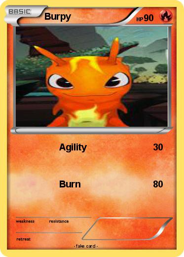 Pokémon Burpy 143 143 - Agility - My Pokemon Card