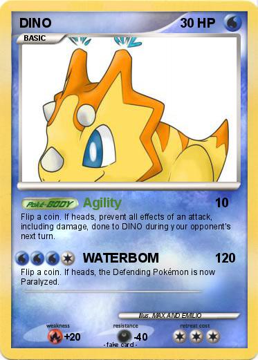 Pokémon DINO 912 912 - Agility - My Pokemon Card