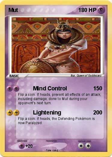 Pokémon Mut 4 4 - Mind Control - My Pokemon Card