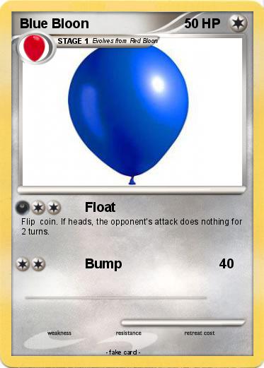 Pokémon Blue Bloon - Float - My Pokemon Card