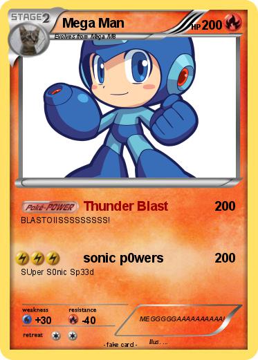 Pokémon Mega Man 430 430 - Thunder Blast - My Pokemon Card