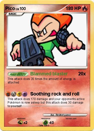Pokémon Pico 58 58 - Blammed blaster - My Pokemon Card