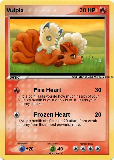 Pokémon Vulpix 370 370 - Fire Heart - My Pokemon Card