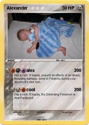 Pokémon Alexander 338 338 - alex - My Pokemon Card