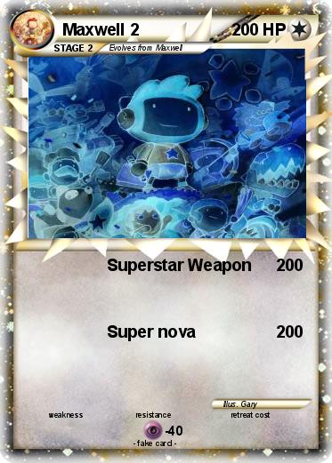 Pokémon Maxwell 2 2 - Superstar Weapon - My Pokemon Card