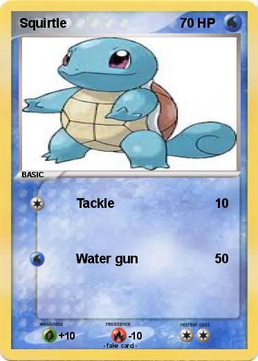 Pokémon Squirtle 976 976 - Tackle - My Pokemon Card