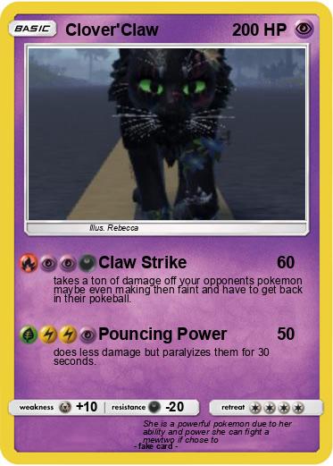 Pokémon Clover Claw - Claw Strike - My Pokemon Card