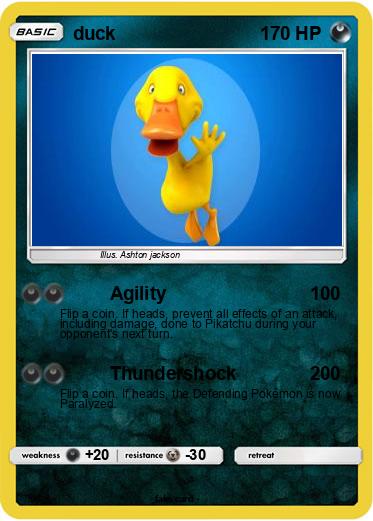 Pokémon duck 705 705 - Agility - My Pokemon Card