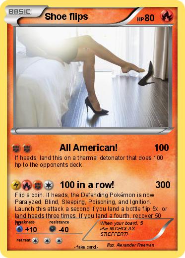 Pokémon Shoe flips - All American! - My Pokemon Card