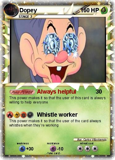 Pokémon Dopey 21 21 - Always helpful - My Pokemon Card