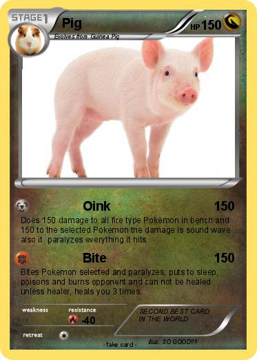Pokémon Pig 781 781 - Oink - My Pokemon Card