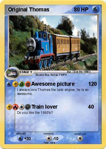 Pokémon Original Thomas - Awesome picture - My Pokemon Card