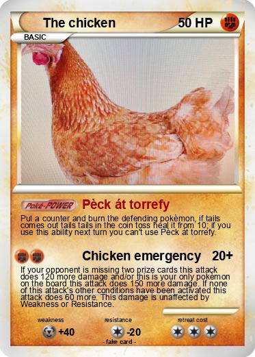 Pokémon The chicken 18 18 - Pèck át torrefy - My Pokemon Card