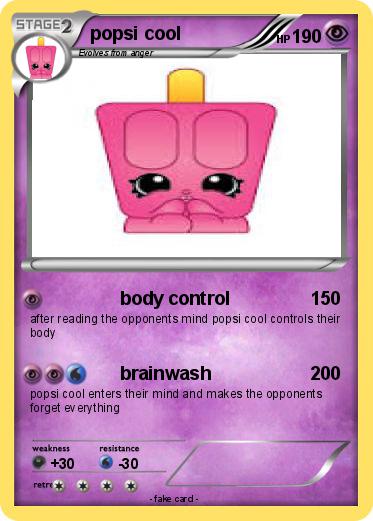 Pokémon popsi cool - body control - My Pokemon Card