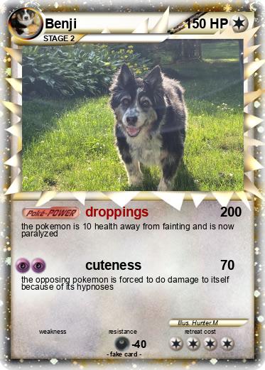 Pokémon Benji 153 153 - droppings - My Pokemon Card