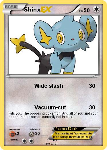 Pokémon Shinx 219 219 - Wide slash - My Pokemon Card