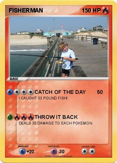 Pokémon FISHERMAN - CATCH OF THE DAY - My Pokemon Card