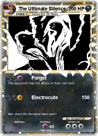 Pokémon The Ultimate Silence - Forget - My Pokemon Card