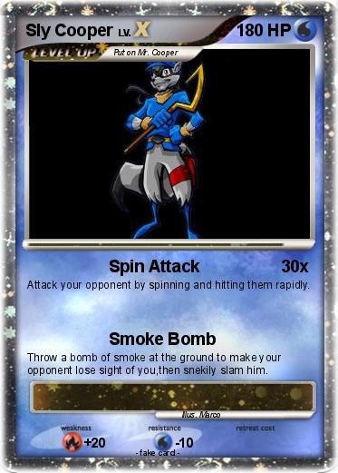 Pokémon Sly Cooper 63 63 - Spin Attack - My Pokemon Card