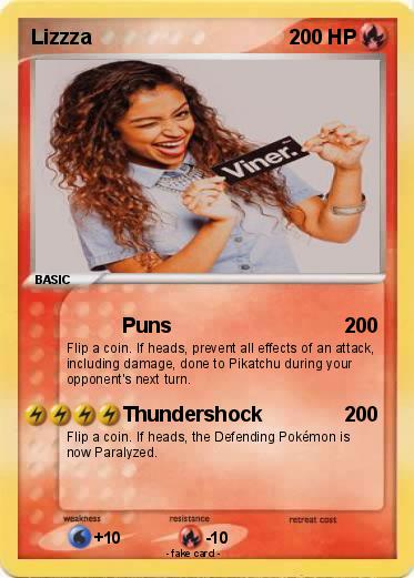 Pokémon Lizzza 3 3 - Puns - My Pokemon Card