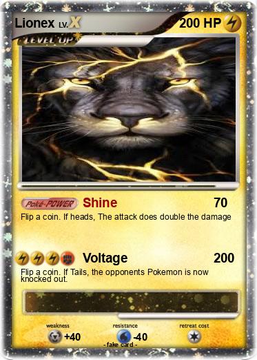 Pokémon Lionex 4 4 - Shine - My Pokemon Card