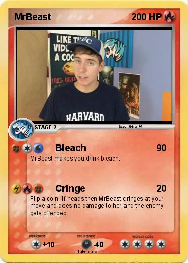 Pokémon MrBeast 2 2 - Bleach - My Pokemon Card